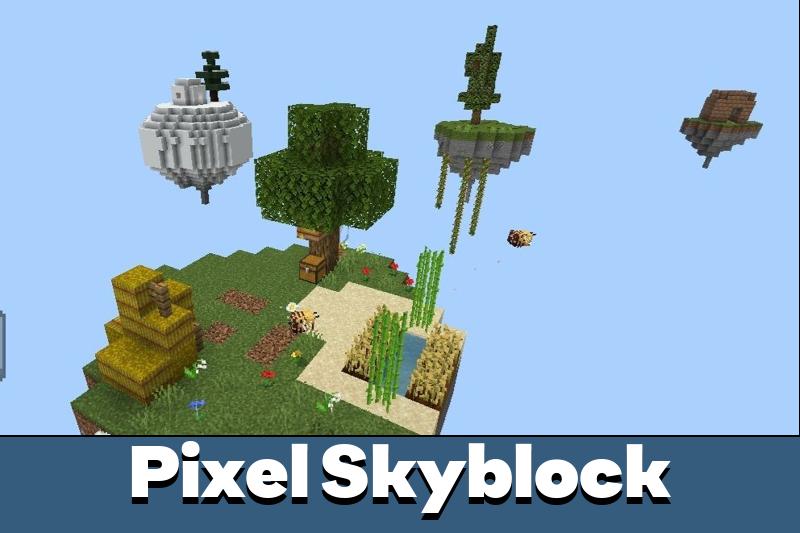 Download Pixel Skyblock Map for Minecraft PE - Pixel Skyblock Map for MCPE