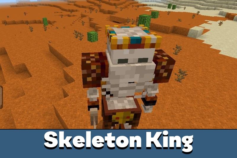 Download Skeleton King Mod for Minecraft Bedrock Edition