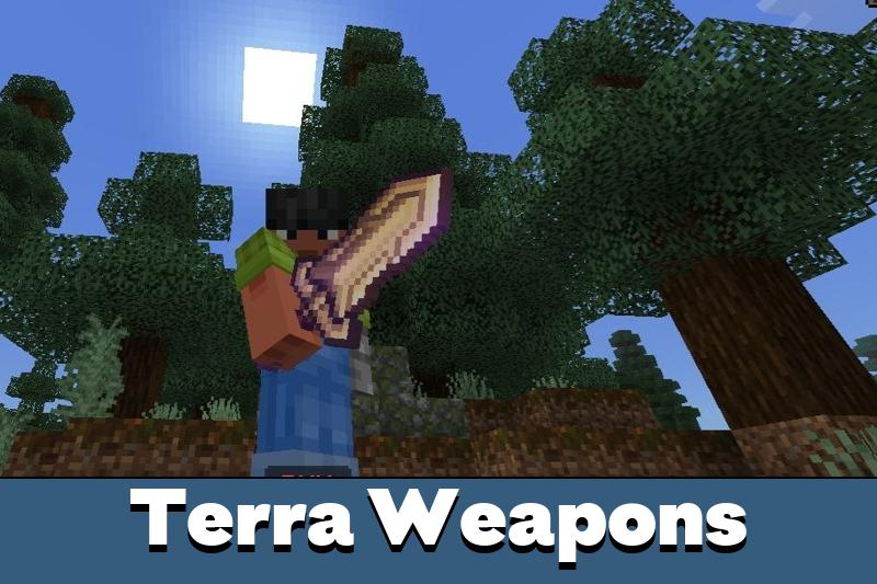 Download Terra Weapons Mod for Minecraft PE - Terra Weapons Mod for MCPE