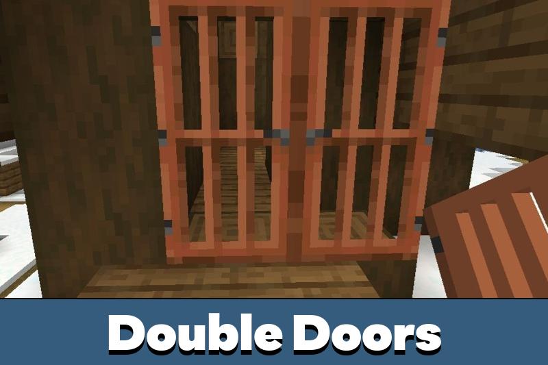 Download Double Doors Mod for Minecraft PE - Double Doors Mod for MCPE
