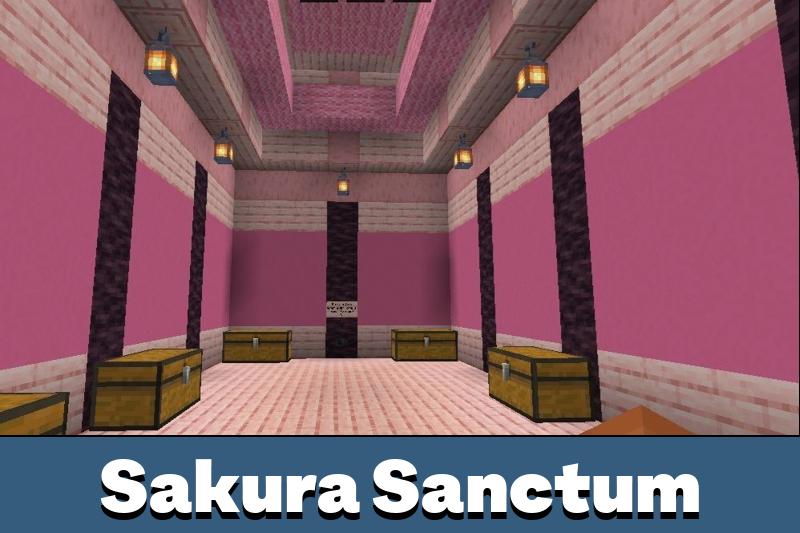 Download Sakura Sanctum Hunt Map for Minecraft PE - Sakura Sanctum Hunt Map for MCPE