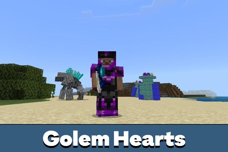 Download Golem Hearts Mod for Minecraft PE - Golem Hearts Mod for MCPE