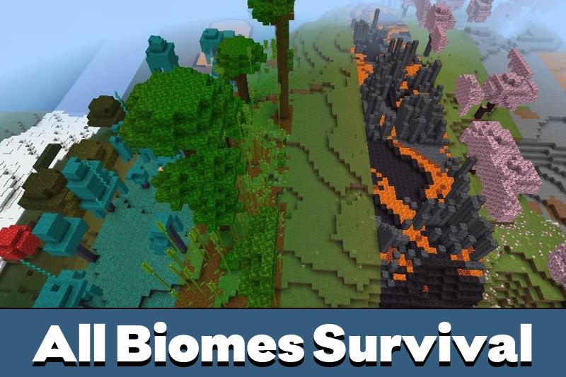Download All Biomes Survival Map for Minecraft PE - All Biomes Survival ...