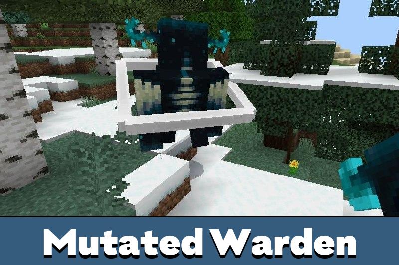 Download Mutated Warden Mod for Minecraft Bedrock Edition