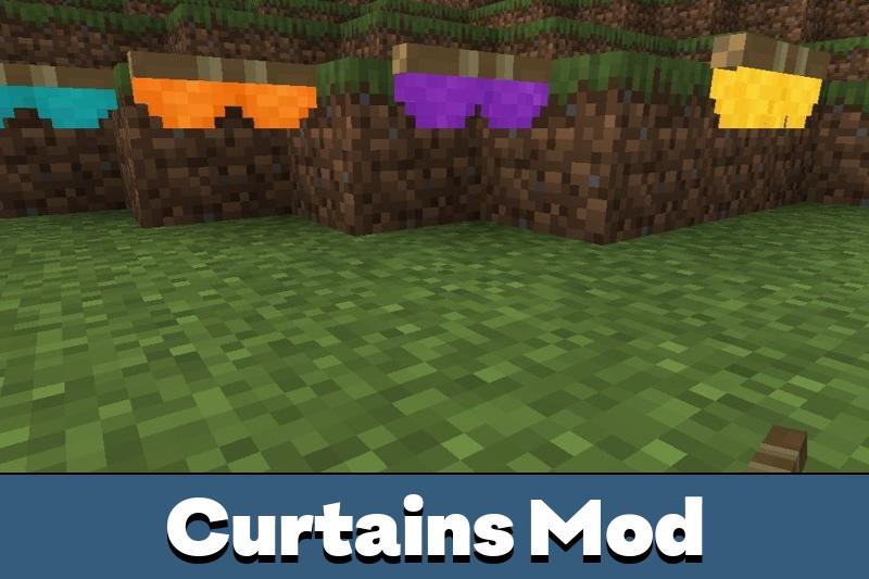 Download Curtains Mod for Minecraft PE - Curtains Mod for MCPE