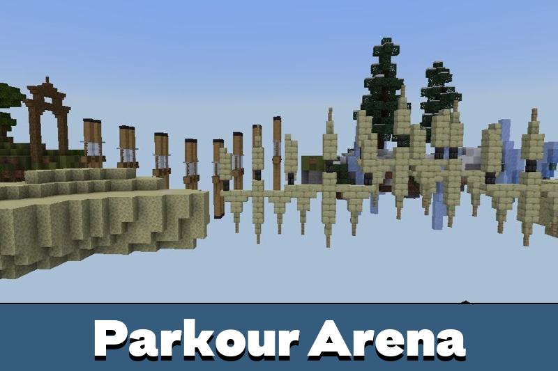 Download Parkour Arena Map for Minecraft PE - MCPEDL