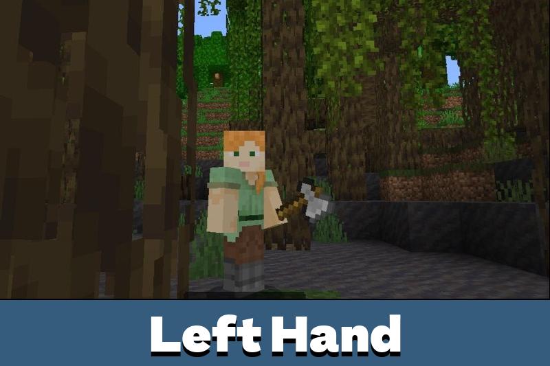 Download Left Hand Texture Pack for Minecraft PE - MCPEDL
