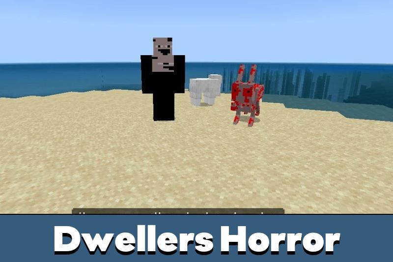 Download Dwellers Horror Mod for Minecraft Bedrock Edition