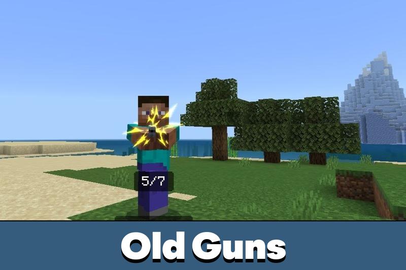 Download Old Guns Mod for Minecraft PE - MCPEDL