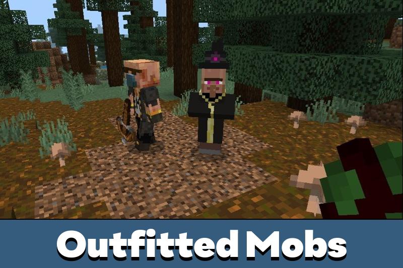Download Outfitted Mobs Texture Pack for Minecraft PE - MCPEDL