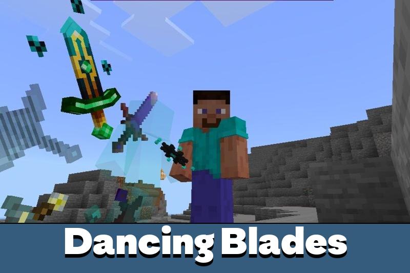 Download Dancing Blades Mod for Minecraft Bedrock Edition