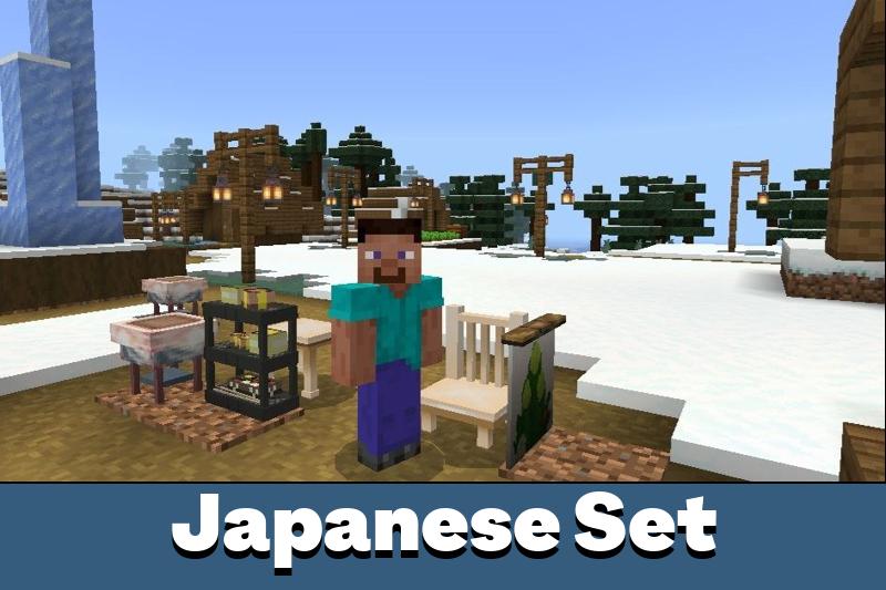 Download Japanese Build Set Mod for Minecraft Bedrock Edition