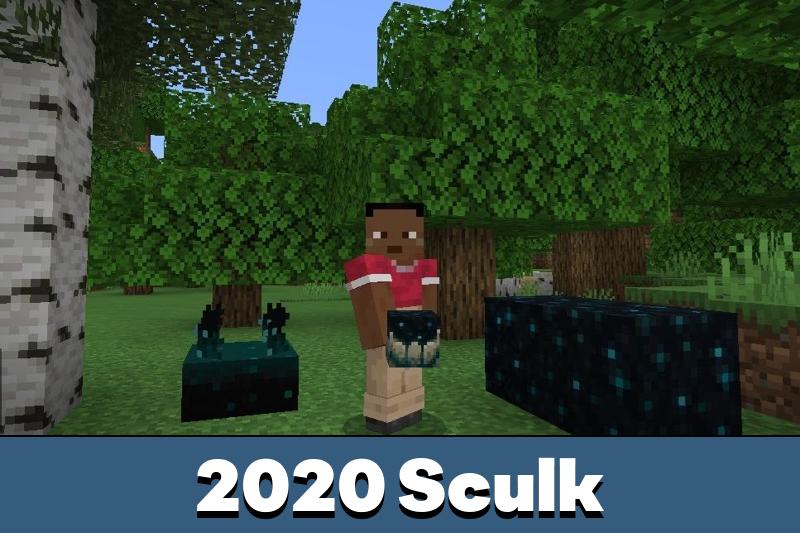 Download Bedrock Sculk Vein Texture Pack for Minecraft Bedrock