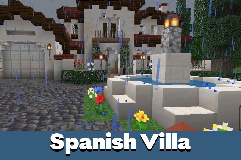 Download Spanish Style Villa Map for Minecraft Bedrock Edition