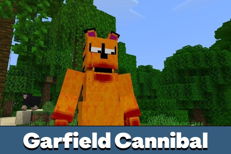 Download Garfield Cannibal Mod for Minecraft Bedrock Edition