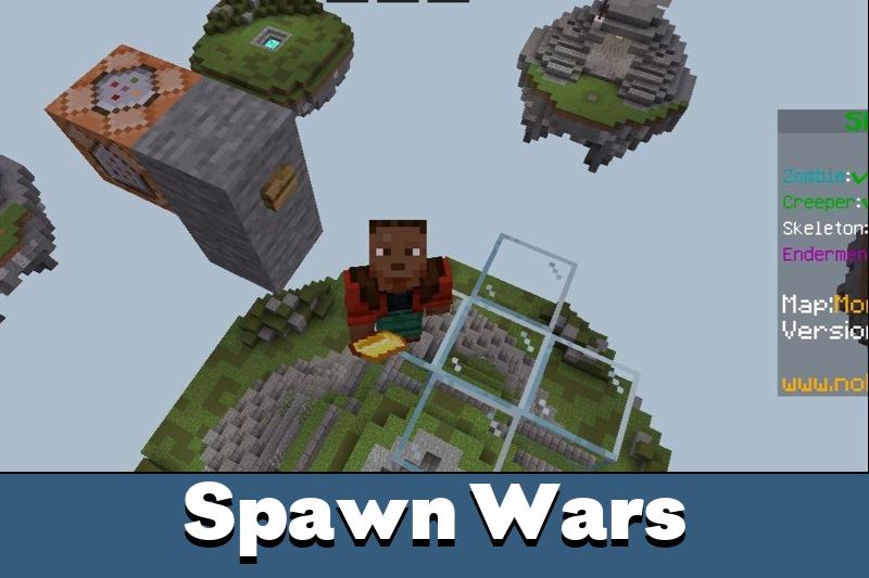 Download Spawn Wars Map for Minecraft Bedrock Edition
