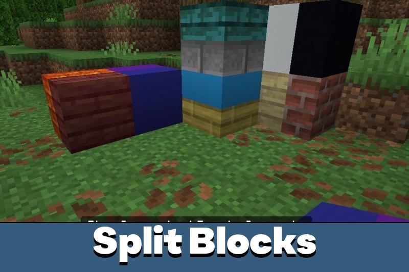 Download Split Blocks Mod for Minecraft Bedrock Edition