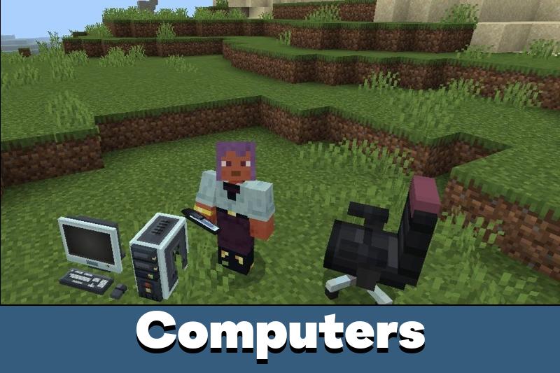 Download Computers Mod for Minecraft Bedrock Edition