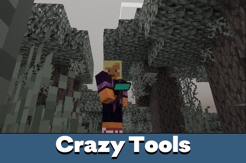 Download Crazy Tools Mod for Minecraft Bedrock Edition