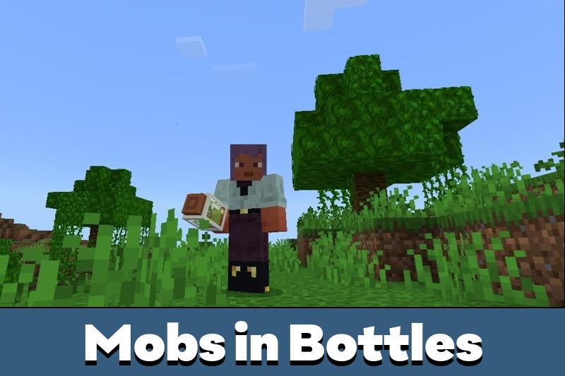 Download Mobs in Bottles Mod for Minecraft Bedrock Edition