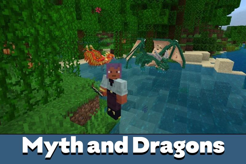 Download Myth and Dragons Mod for Minecraft Bedrock Edition