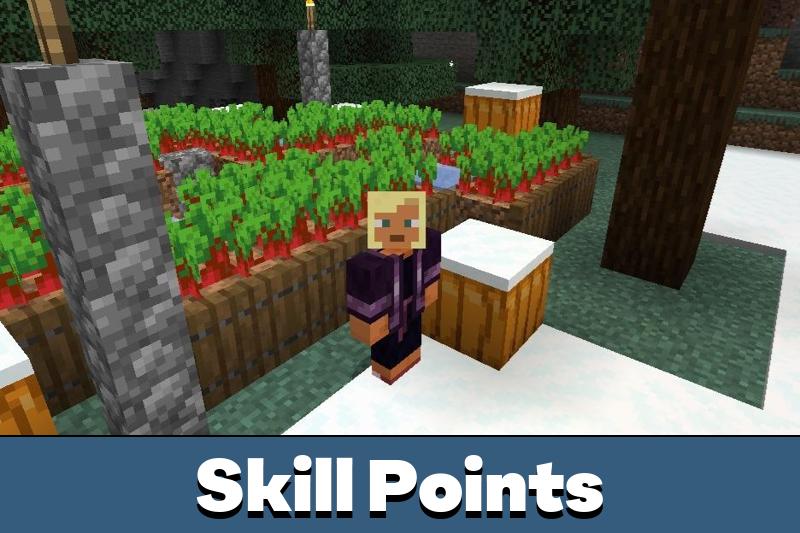 Download Skill Points Mod for Minecraft Bedrock Edition