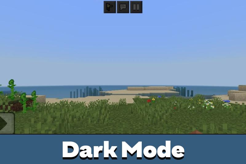 Download Dark Mode Texture Pack for Minecraft Bedrock Edition