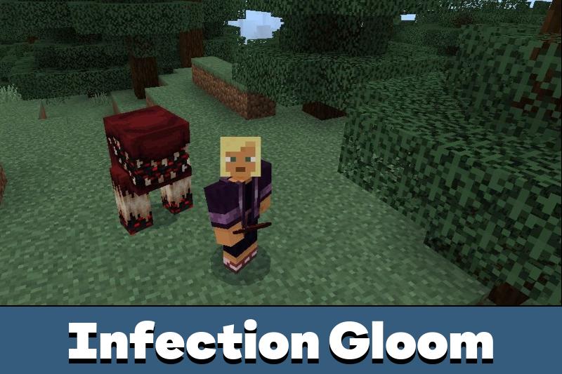 Download Infection Gaze Gloom Mod for Minecraft Bedrock Edition