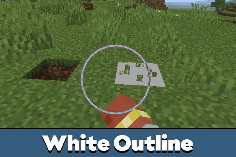Download White Block Outline Texture for Minecraft Bedrock