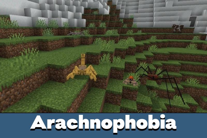 Download Arachnophobia Mod for Minecraft Bedrock Edition