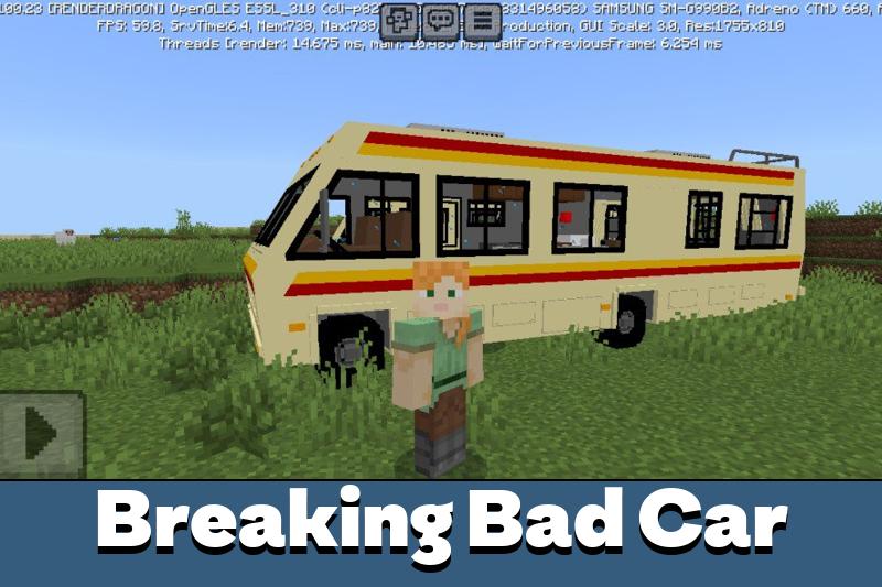 Download Breaking Bad Car Mod for Minecraft Bedrock Edition