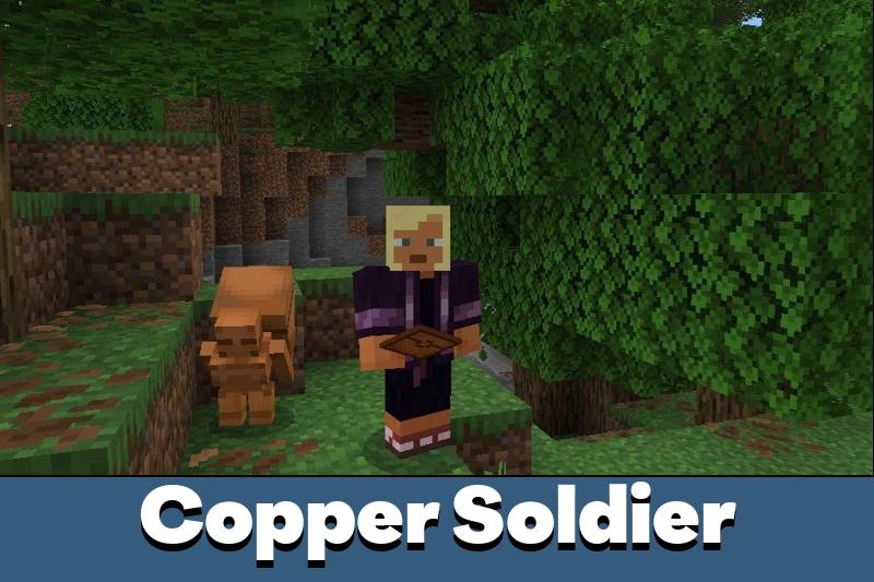 Download Copper Soldier Mod for Minecraft Bedrock Edition