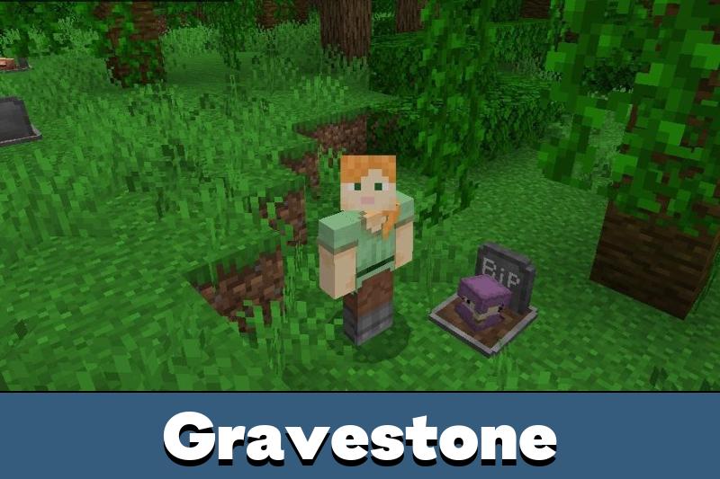 Download Gravestone Mod for Minecraft Bedrock Edition