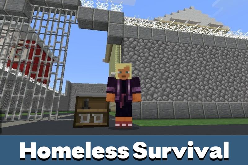Download Homeless Survival Map for Minecraft Bedrock Edition