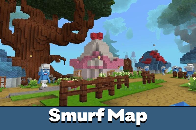 Download Smurfs Map for Minecraft Bedrock Edition
