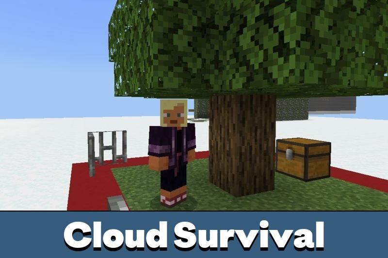 Download Cloud Survival Map for Minecraft Bedrock Edition
