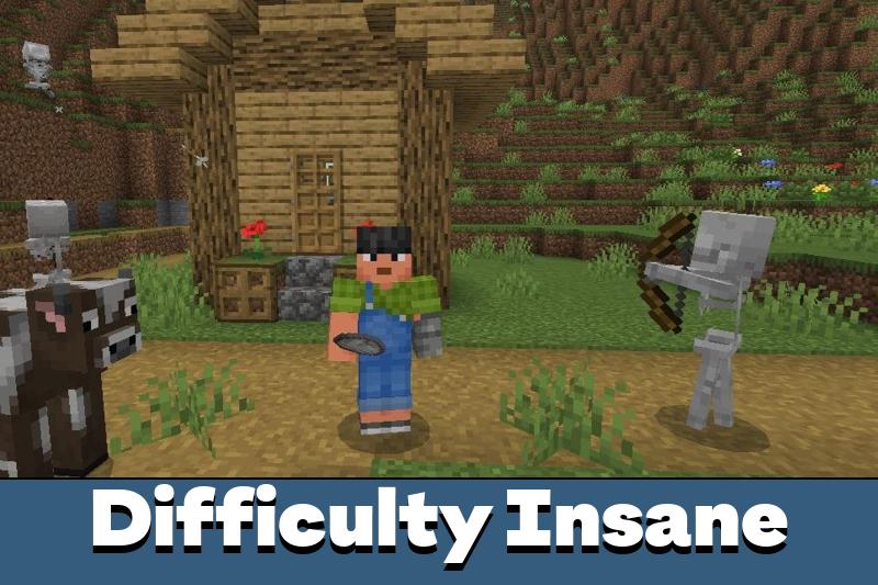 Download Difficulty Insane Mod for Minecraft Bedrock Edition