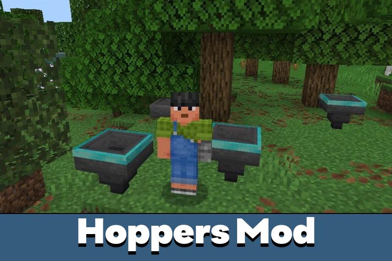 Download Hoppers Mod for Minecraft Bedrock Edition