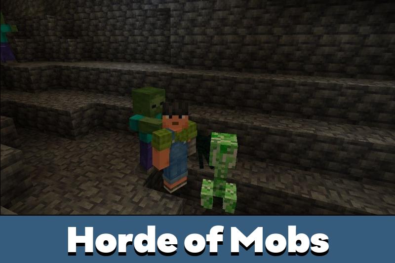 Download Horde Of Mobs Mod for Minecraft PE