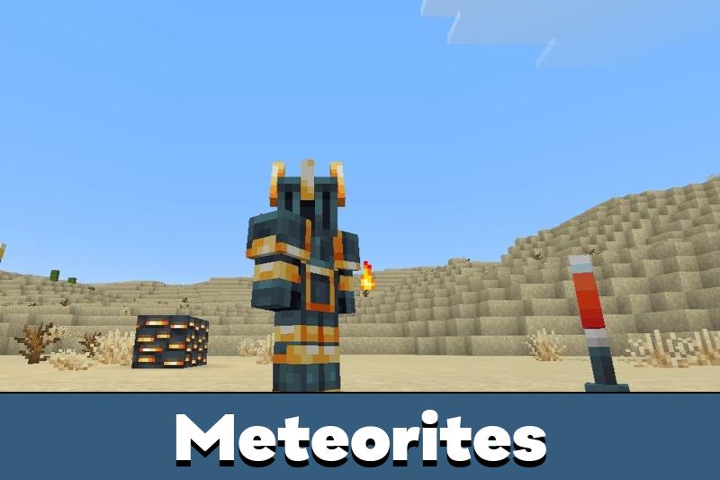 Download Meteorites Mod for Minecraft Bedrock Edition