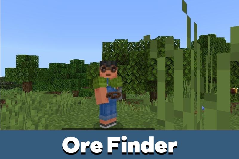 Download Ore Finder Mod for Minecraft Bedrock Edition