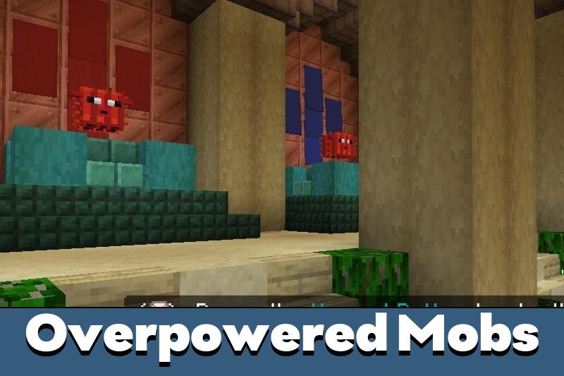 Download Overpowered Mobs Mod for Minecraft Bedrock Edition