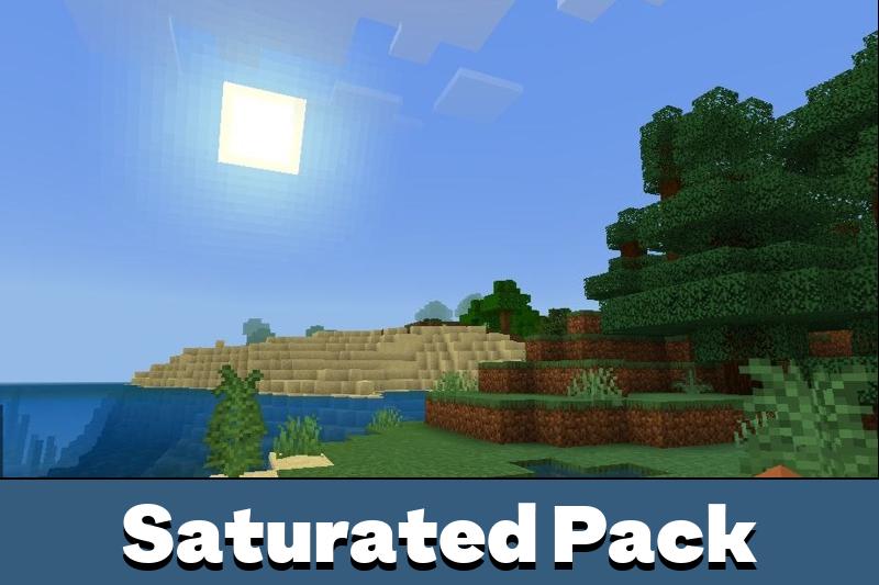 Download Saturated Texture Pack for Minecraft Bedrock Edition