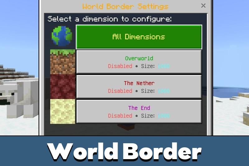 Download World Border Mod for Minecraft Bedrock Edition