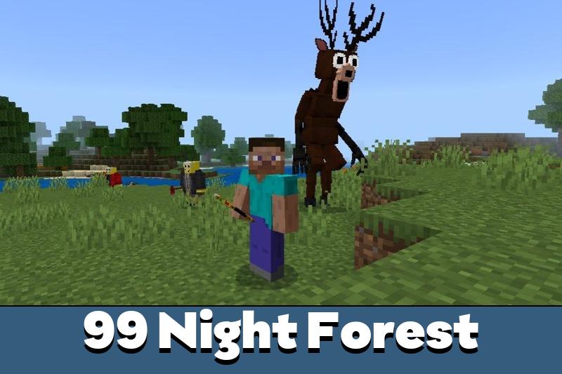 Download 99 Night Forest Mod for Minecraft Bedrock Edition