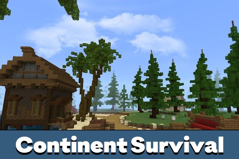 Download Continent Survival Map for Minecraft Bedrock Edition