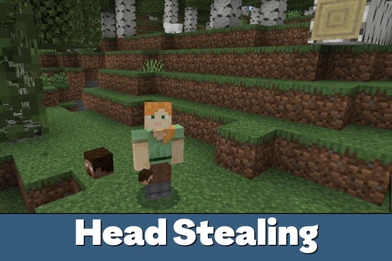 Download Head Stealing Mod for Minecraft Bedrock Edition