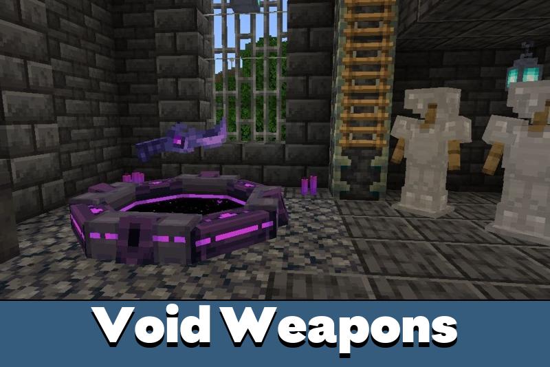 Download Void Weapon Mod for Minecraft Bedrock Edition