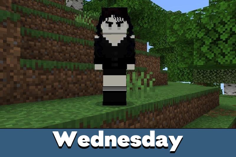Download Wednesday Mod for Minecraft Bedrock Edition