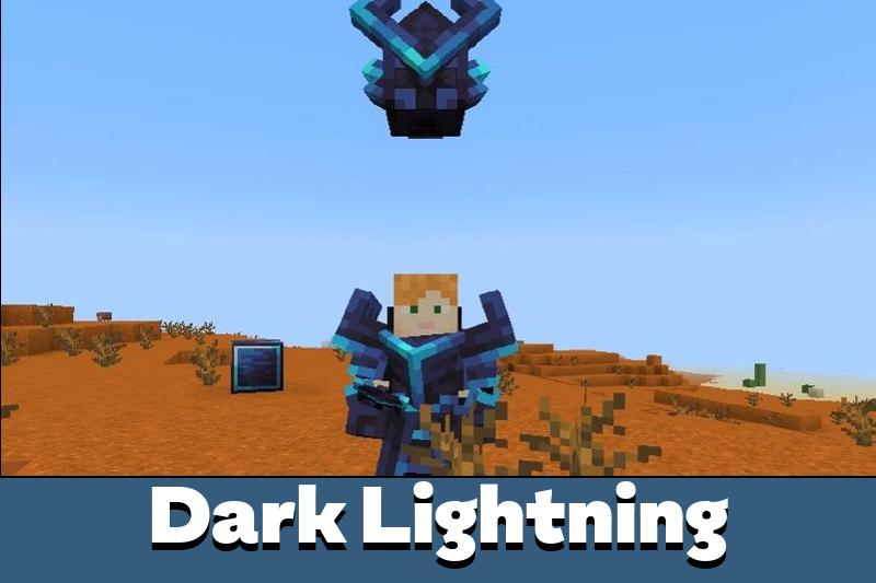 Download Dark Lightning Armor Mod for Minecraft PE